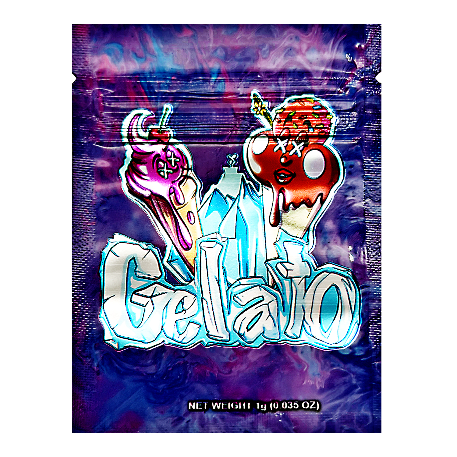 1g Exotic Mylar Bag - Gelato (100 Count) – Mylar Bag Depot